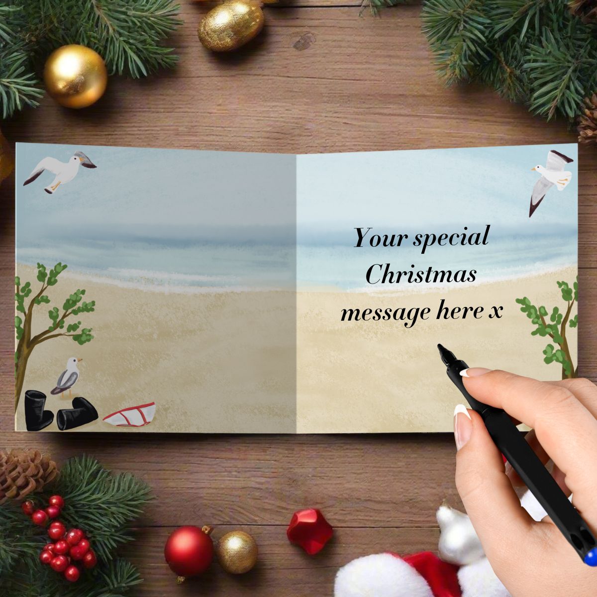 Aussie Christmas Cards - Festive summer beach scenes and more for 2024