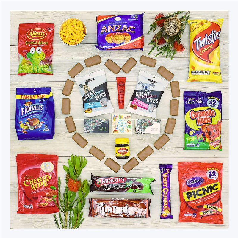 Australian Snacks for Overseas - Tim Tam and Vegemite on their way!